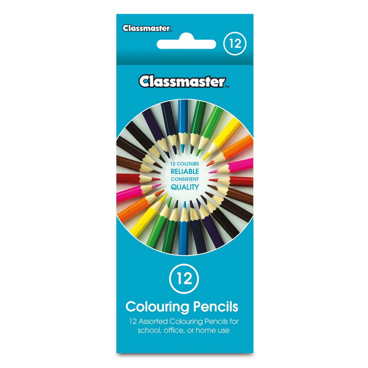 Assorted Colouring Pencils, Pack of 12 - Eastpoint