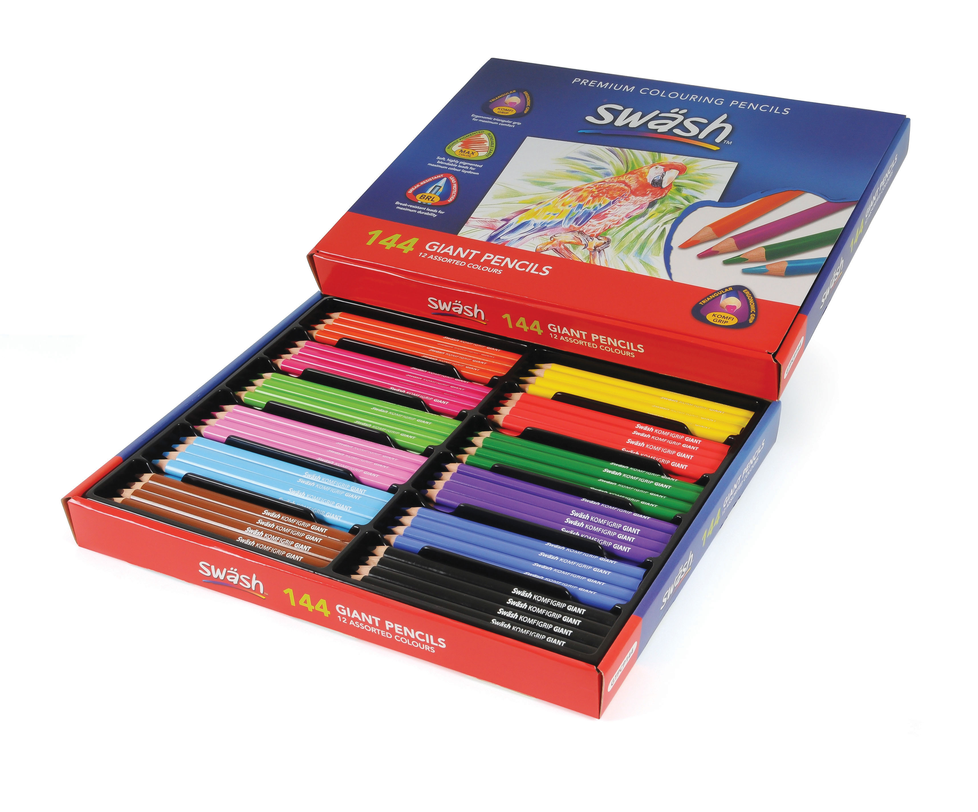 KOMFIGRIP Giant Colouring Pencils 1 – Eastpoint Global Ltd