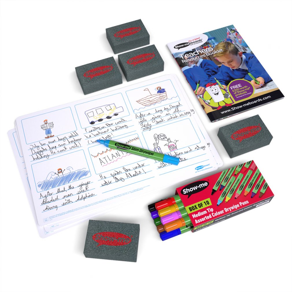 A4 Handwriting Drywipe Boards - Eastpoint