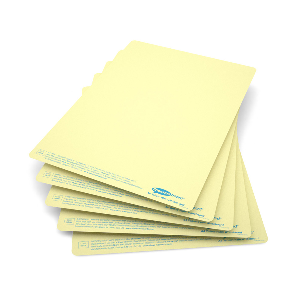 5PY pack of 5 of yellow plain tinted boards_2 – Eastpoint Global Ltd
