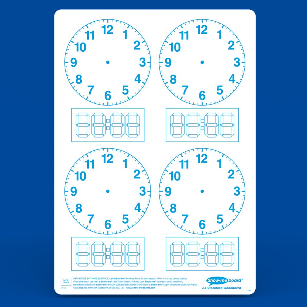A4 Clock Face Boards 4 Panel – Eastpoint Global Ltd