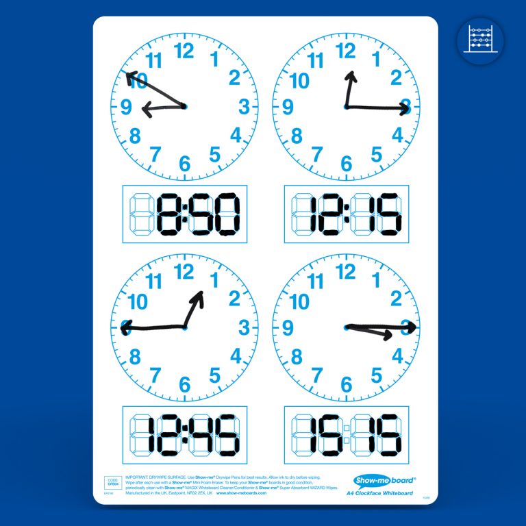 A4 Clock Face Boards 4 Panel – Eastpoint Global Ltd