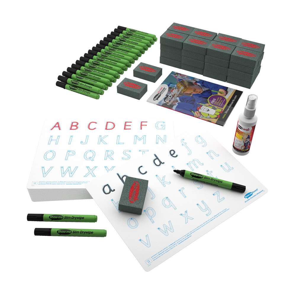 CLFB Letter formation 35 Classpack Show-me Boards Med pens ACC ...