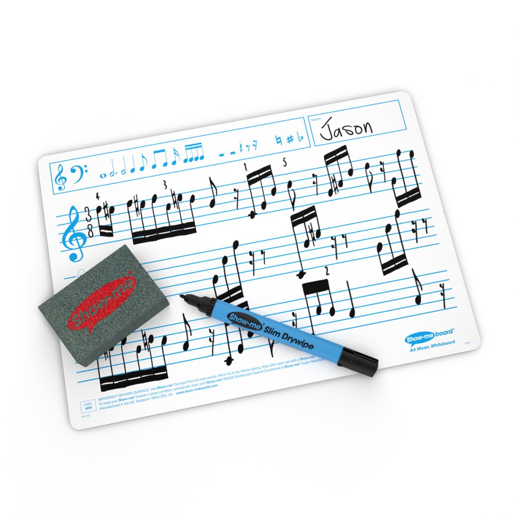 A4 Music Ruled Drywipe Boards – Eastpoint Global Ltd