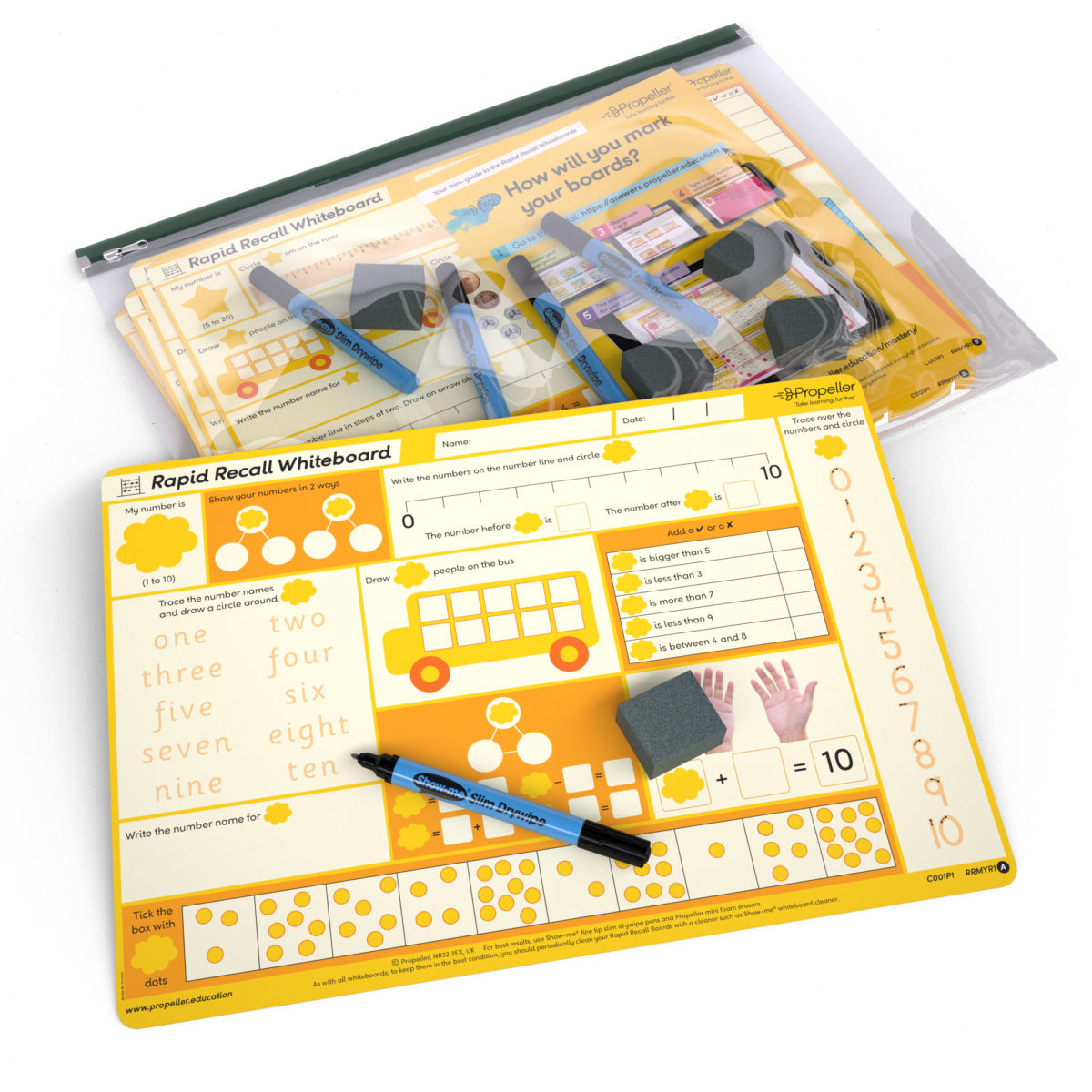 Year 1 Rapid Recall Whiteboards – Eastpoint Global Ltd