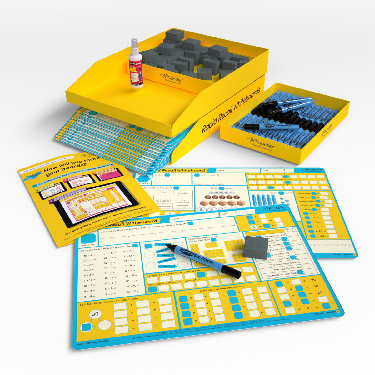 Year 2 Rapid Recall Whiteboards – Eastpoint Global Ltd